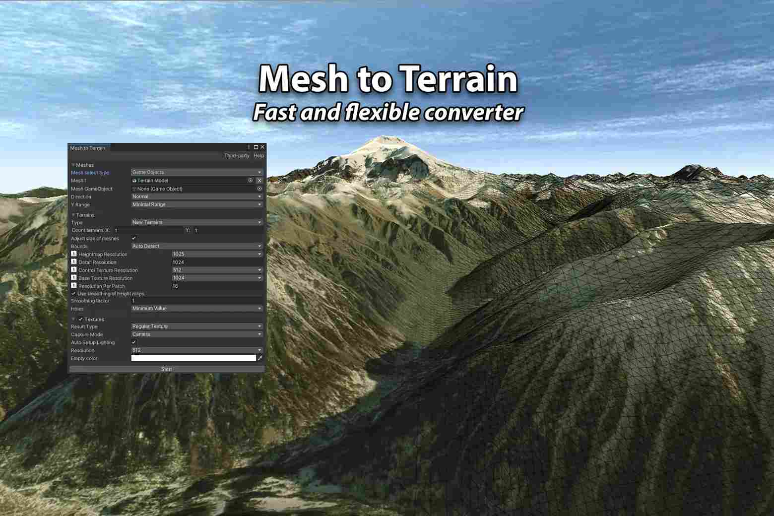Mesh to Terrain - Free Download