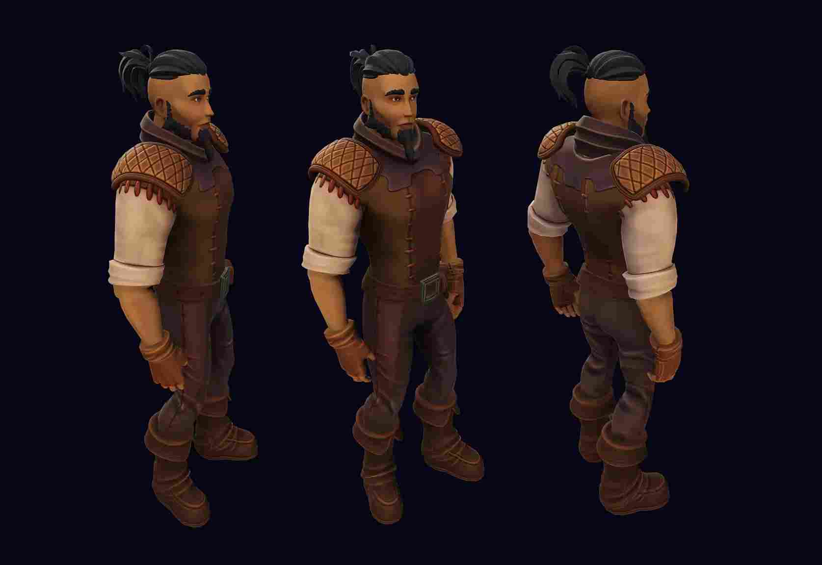 Modular Character - Fantasy RPG Stylized Human Male - Free Download
